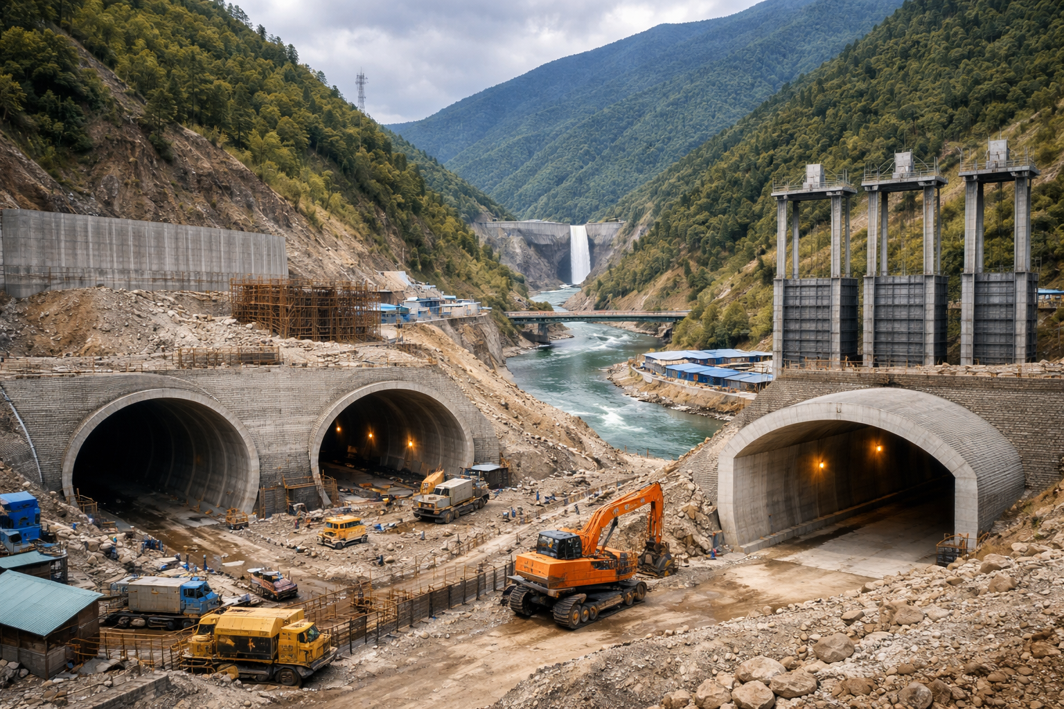 Patel Engineering Wins ₹230.7 Cr Dorjilung Hydropower Project Bhutan